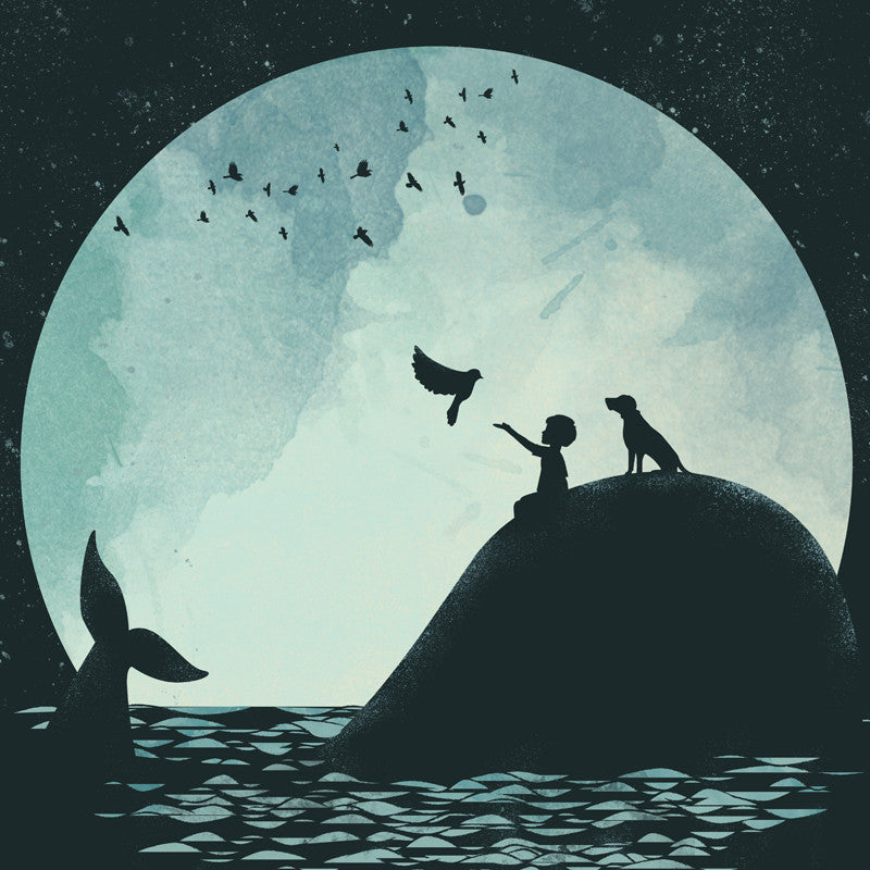 "The Boy and the Whale" Print – Tree and the Rock